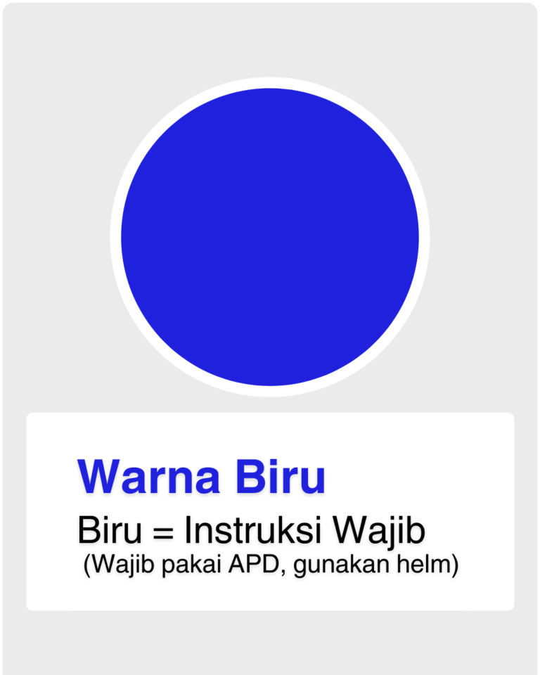 ARTI WARNA PADA RAMBU-RAMBU K3 | AKUALITA